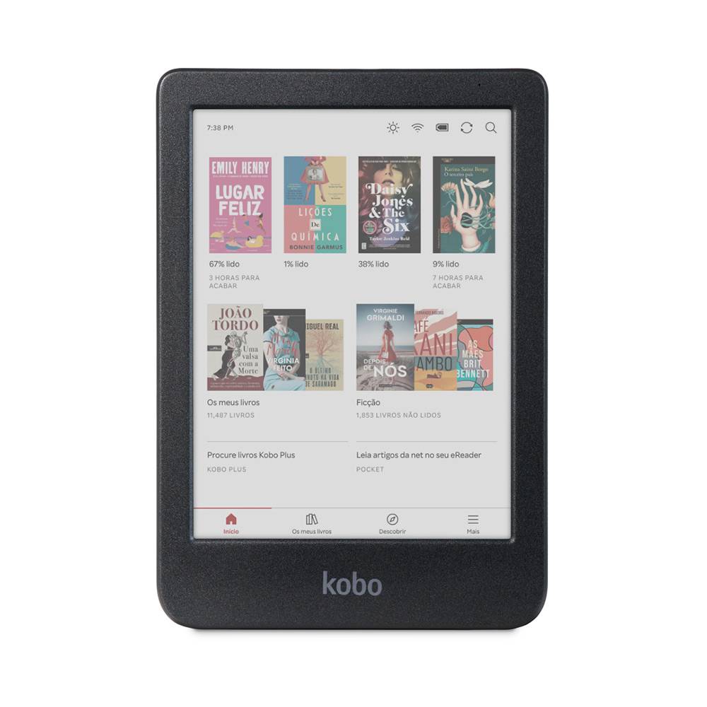 eReader Kobo Clara 6" Colour 16GB Wi-Fi Preto | PCDIGA