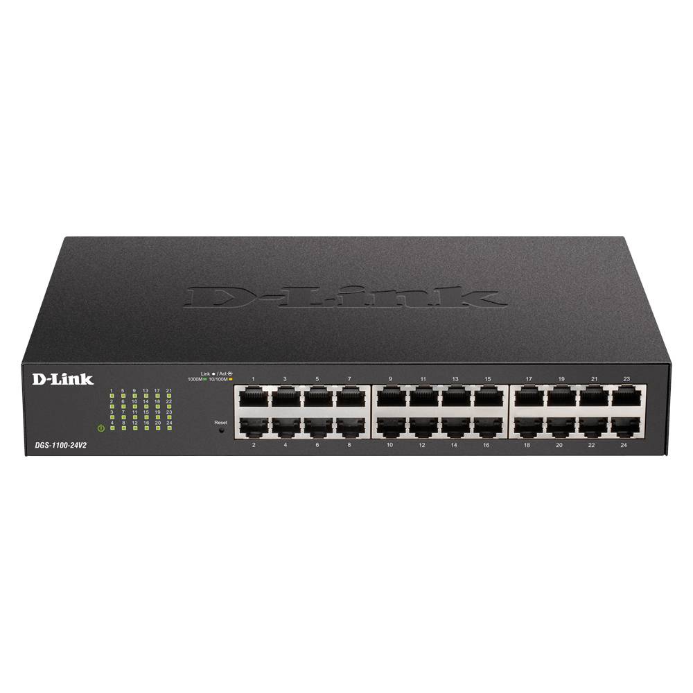 Switch de Rede D-Link DGS-1100-24V2 24 Portas Gigabit Smart Managed ...