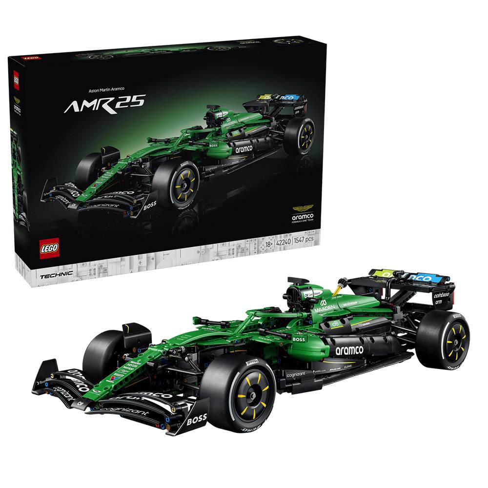 LEGO Technic: Carro de F1 Aston Martin Aramco AMR25 | Idades 18+ | 1547 ...