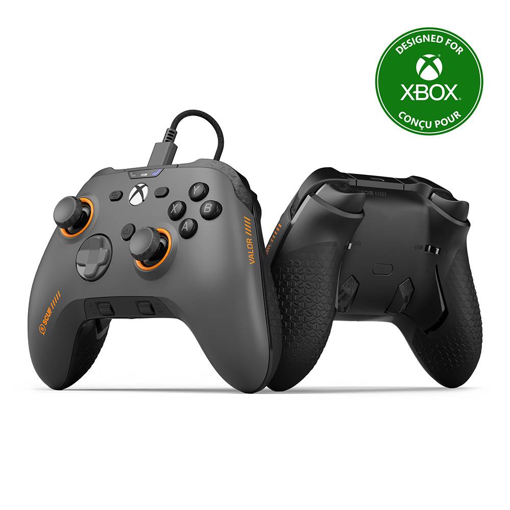 Gamepad SCUF Valor Wired Gaming com TMR Performance PC/Xbox - Steel ...