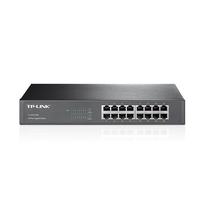 Switch de Rede TP-Link TL-SG1016D 16 Portas Gigabit UnManaged Rack ...