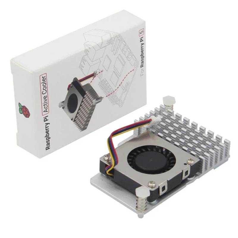Dissipador com Ventoinha Raspberry Pi Active Cooler para Raspberry Pi 5 ...