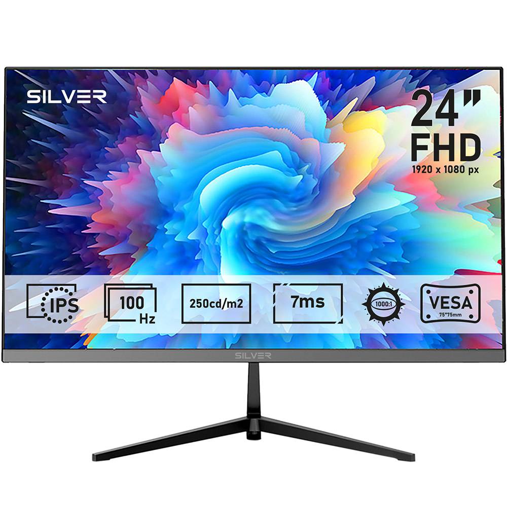 Monitor Silver Storm IPS 24" FHD 16:9 100Hz FreeSync | PCDIGA
