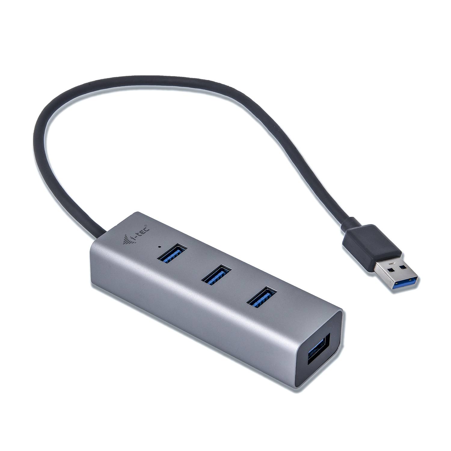 Hub USB i-tec U3HUBMETAL403 USB 3.0 Metal HUB 4-Port | PCDIGA