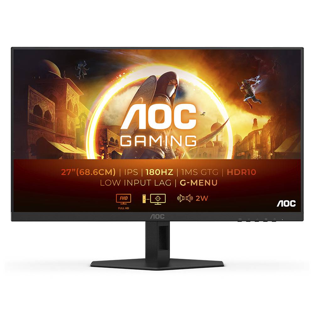 Monitor AOC 27G4XE G4 Gaming IPS 27" FHD 16:9 180Hz VESA Adaptive Sync ...