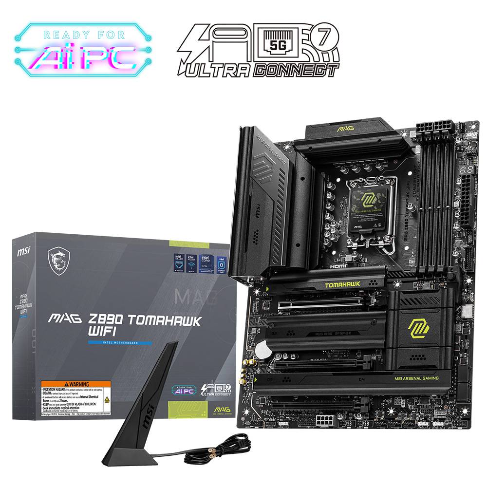 Motherboard ATX MSI MAG Z890 Tomahawk WiFi Skt1851 | PCDIGA