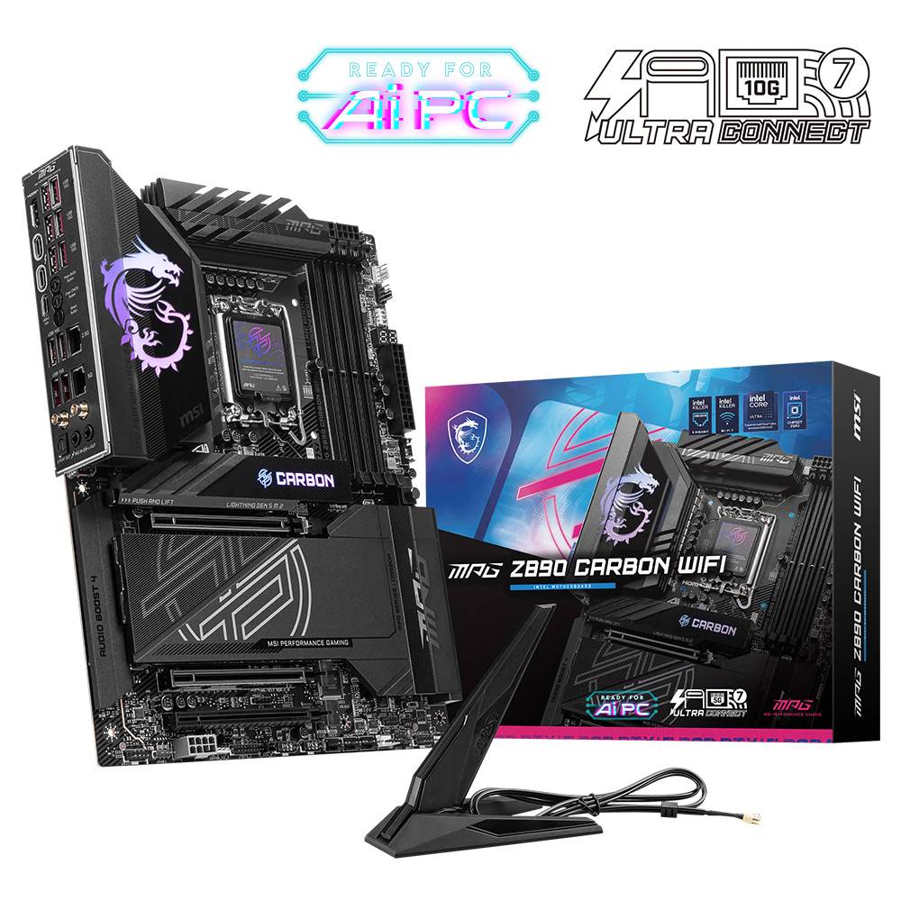 Motherboard ATX MSI MPG Z890 Carbon WiFi Skt1851 | PCDIGA