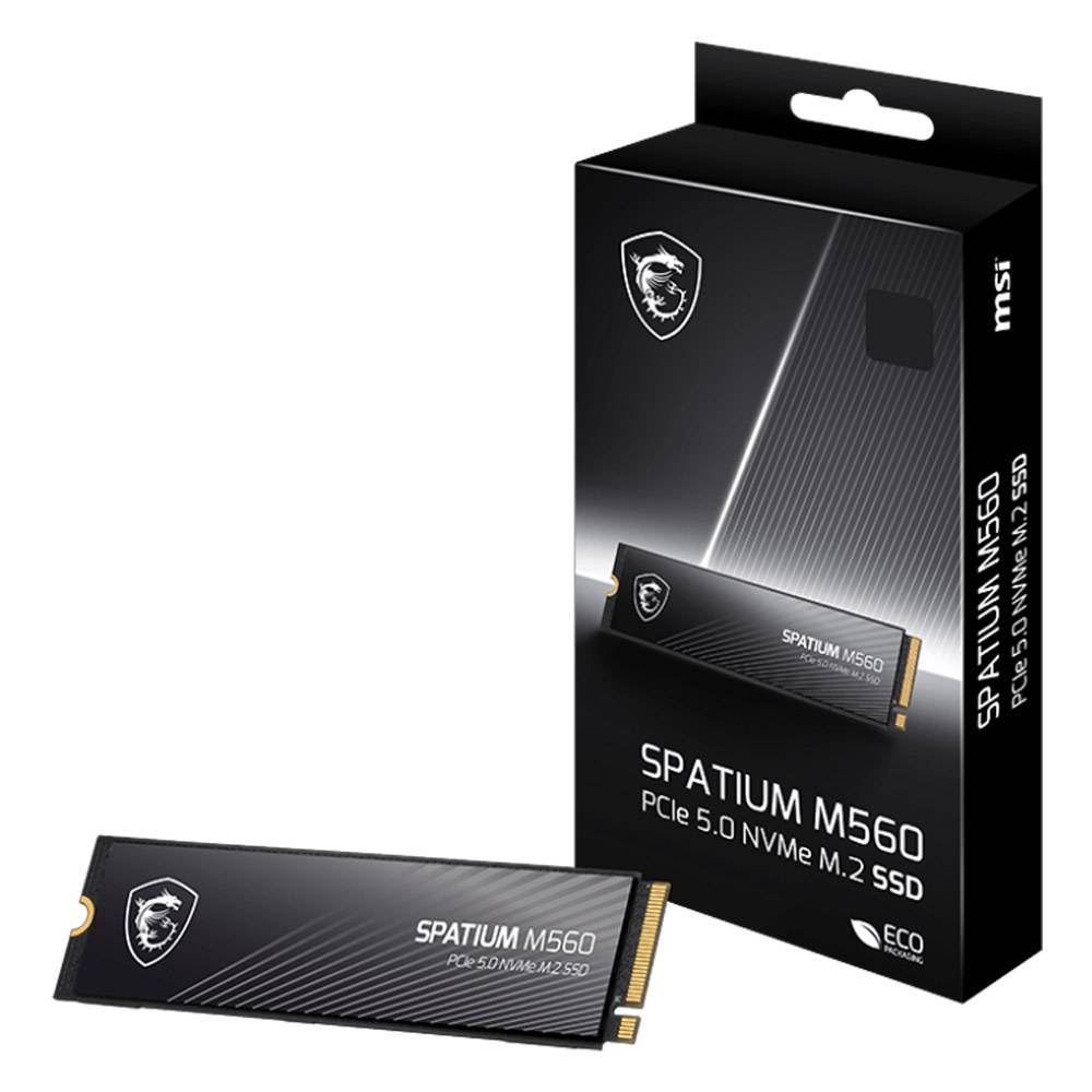 SSD M.2 2280 MSI Spatium M560 2TB TLC NVMe PCIe Gen 5.0x4 | PCDIGA