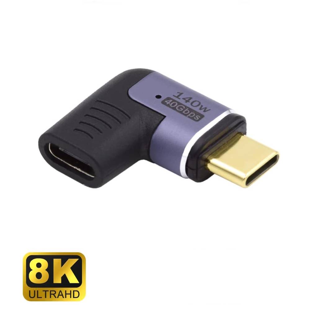 Adaptador Angular & Magnético Ewent EC1048 USB-C (Fêmea) para USB-C ...