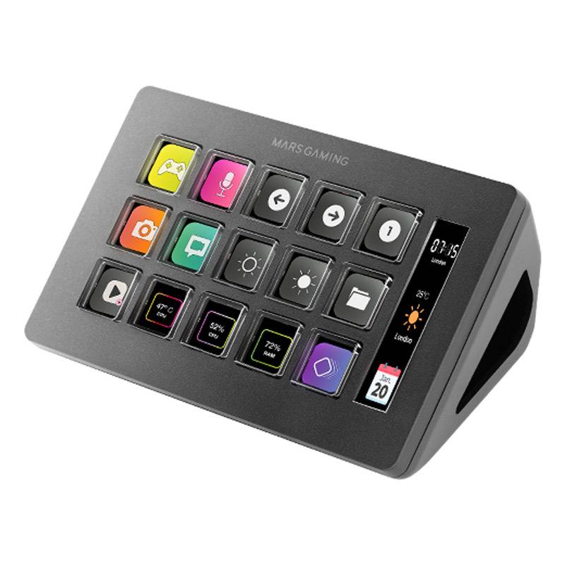 Control Deck Mars Gaming MSD-ONE Slim Preto | PCDIGA