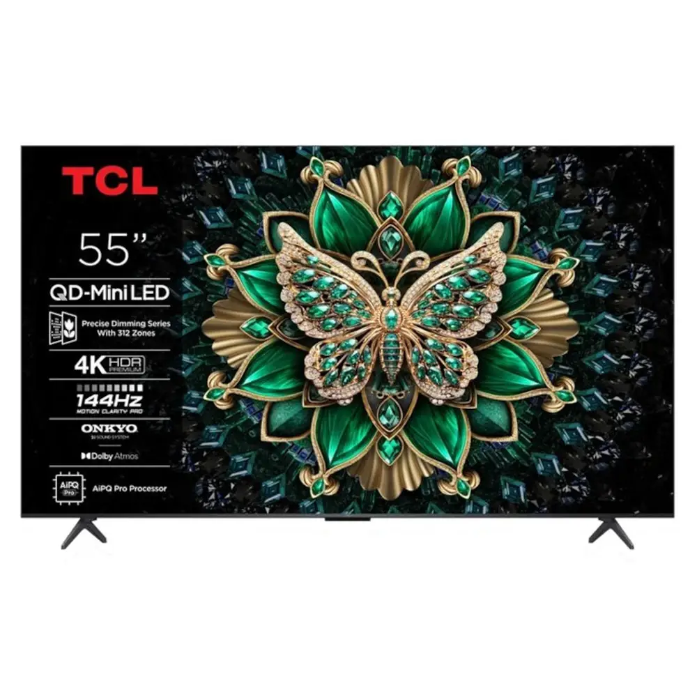 Televisão Smart TV TCL C6K Series 55C6K 55"/139,7cm QD-Mini LED 4K UHD Google TV | PCDIGA