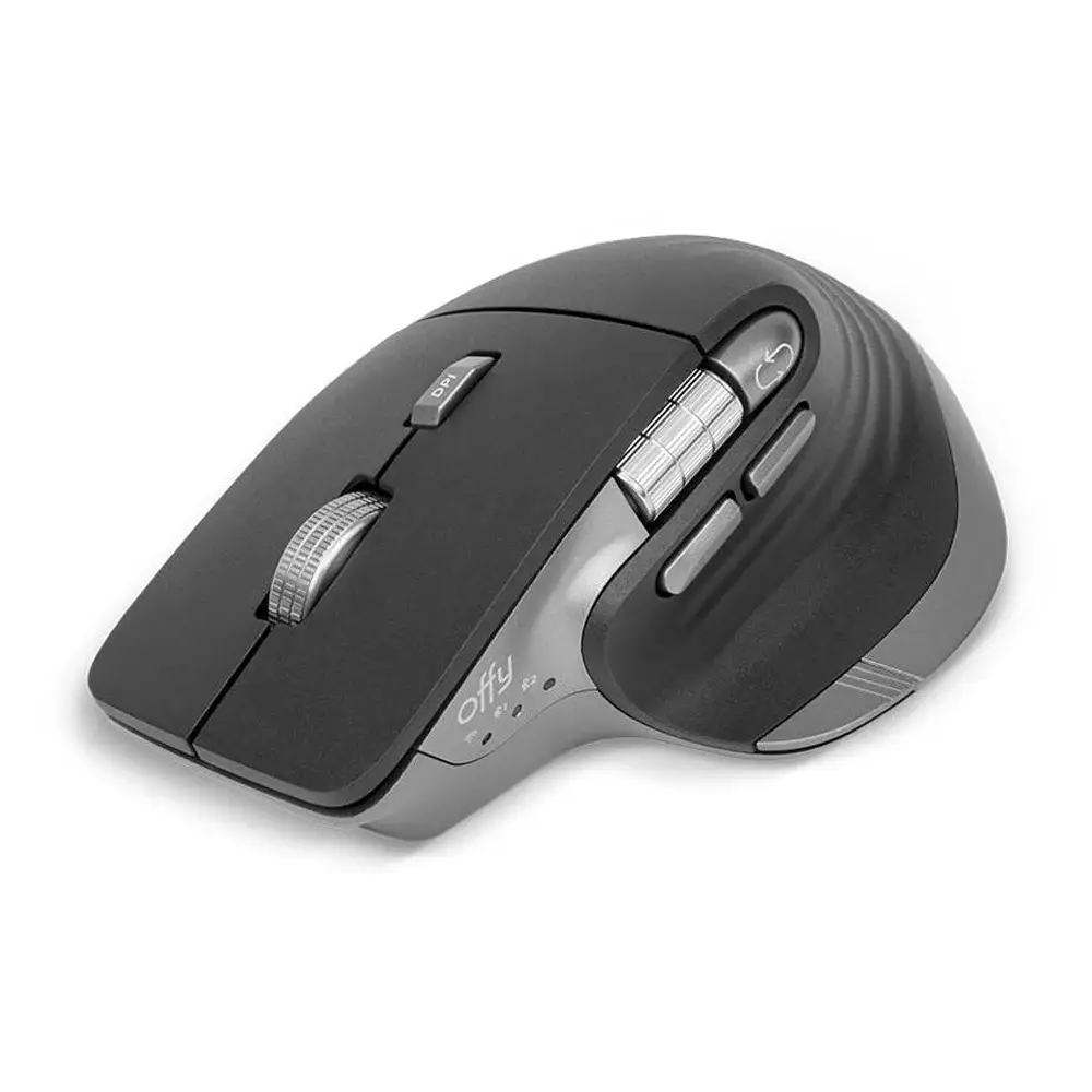 Rato Óptico Offy Nexo Ergonomic Wireless/Bluetooth 4800DPI Preto | PCDIGA
