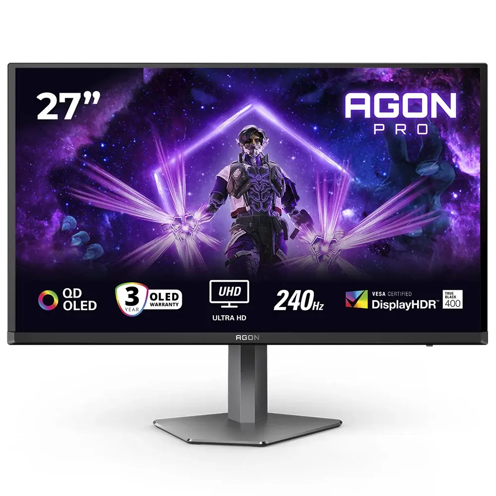 Monitor AOC Agon Pro AG276UZD QD-OLED 26.5" 4K UHD 16:9 240Hz VESA ...