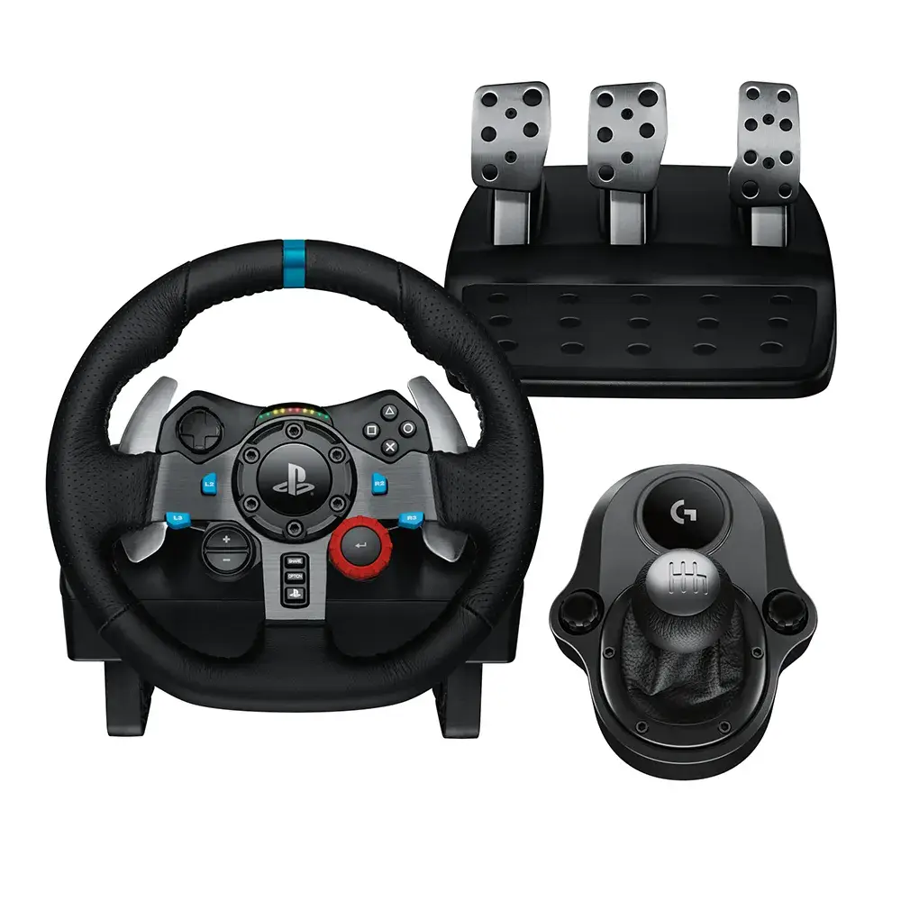 Bundle Logitech Gaming Set Volante G29 Driving Force PS5/PS4/PS3/PC ...