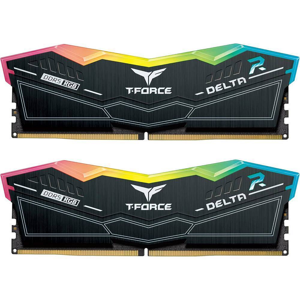 Memória RAM UDIMM TEAMGROUP T-Force Delta RGB 64GB (2x32GB) DDR5 ...
