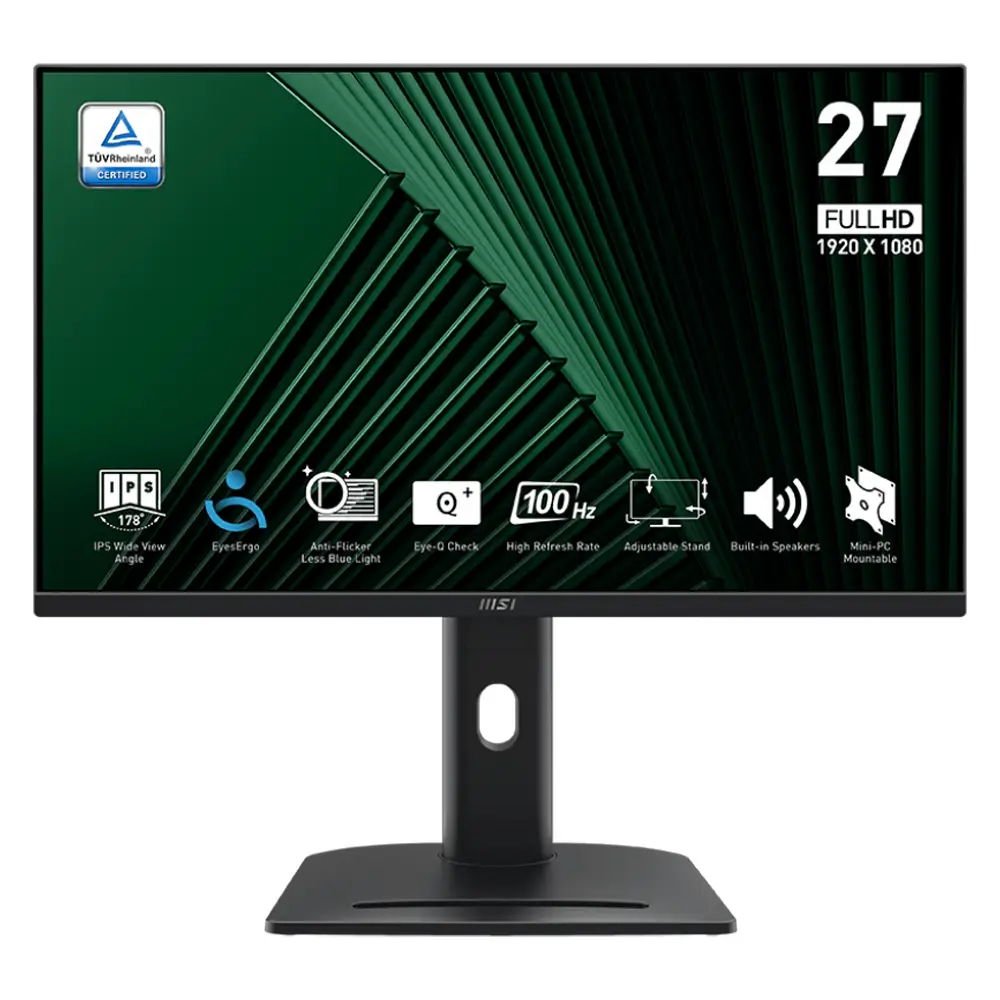 Monitor MSI PRO MP275PG IPS W-LED 27" FHD 16:9 100Hz VESA Adaptive Sync ...