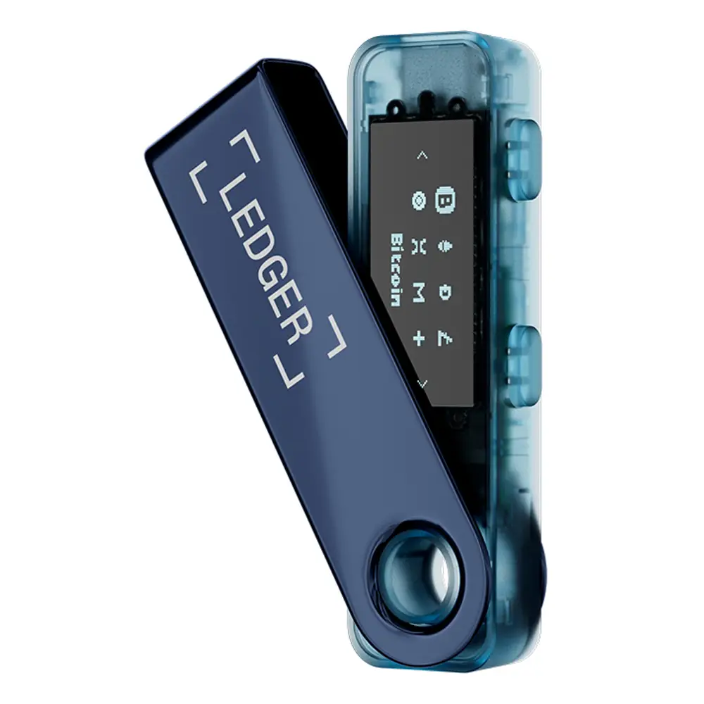 Carteira Ledger Nano S Plus USB-C Crypto Hardware Wallet Neptune Blue ...