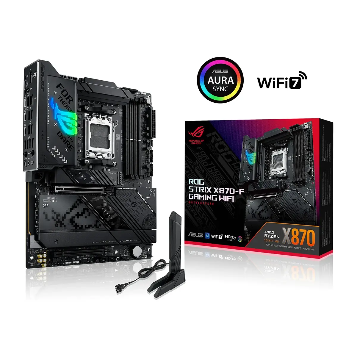 Motherboard ATX Asus ROG Strix X870-F Gaming WiFi SktAM5 | PCDIGA