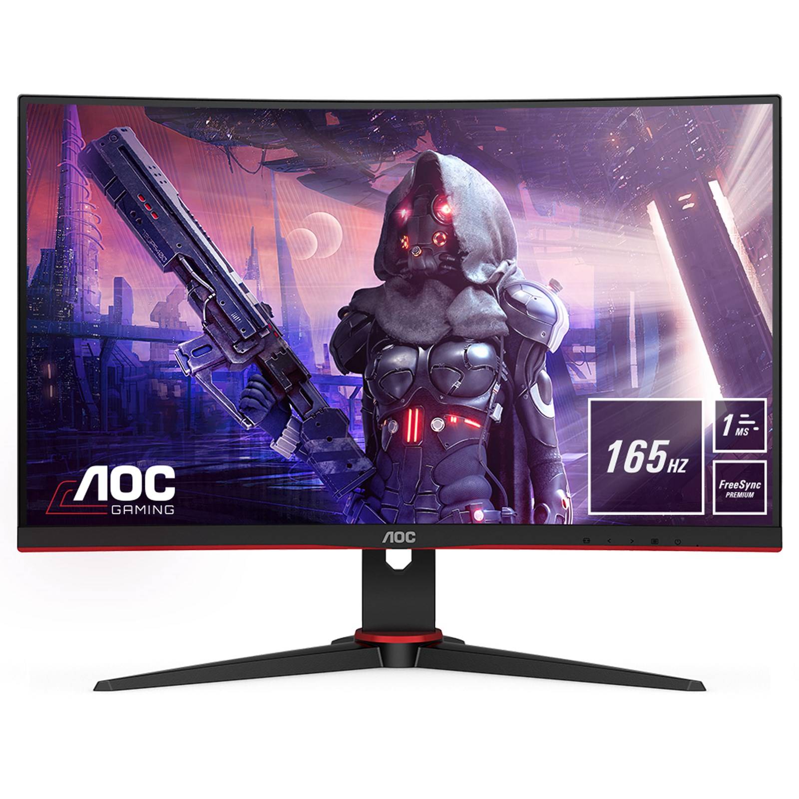 Monitor Curvo AOC C24G2AE/BK VA W-LED 23.6" FHD 16:9 165Hz FreeSync ...