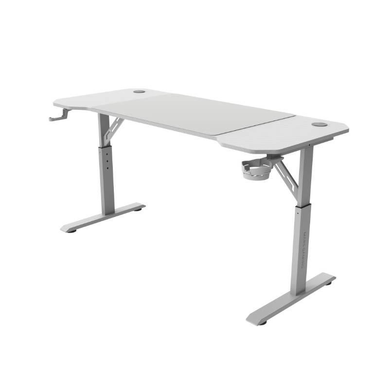 Secretária Elevatória Manual Mars Gaming MGD-ERGO140 140/60cm Branca | PCDIGA