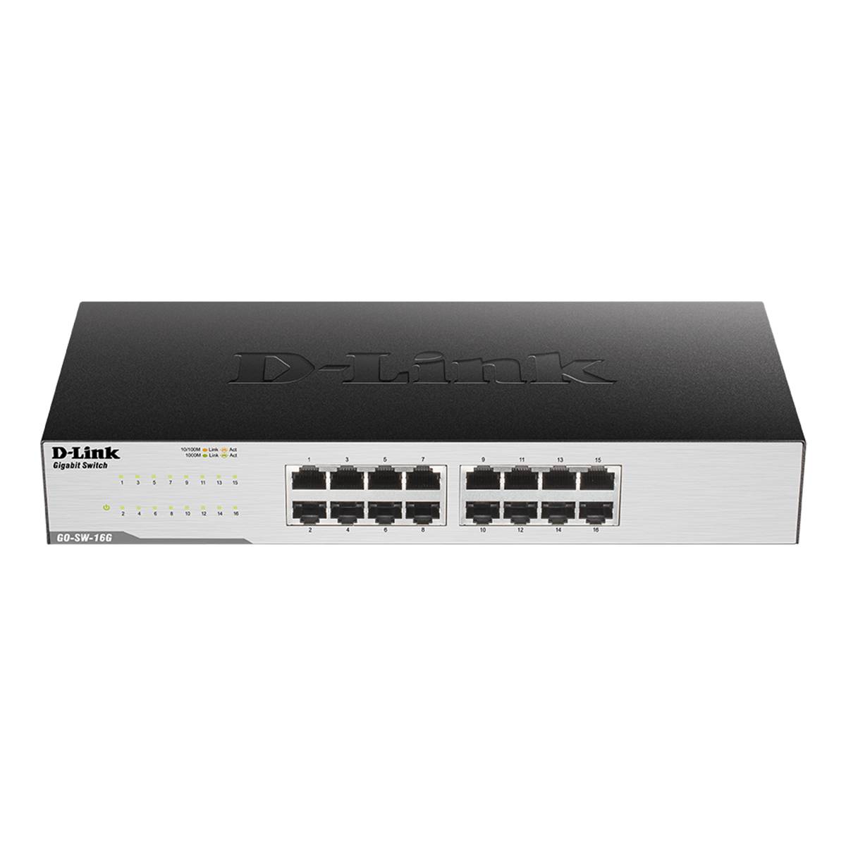 Switch de Rede D-Link Easy Desktop 16 Portas Gigabit UnManaged Rack ...