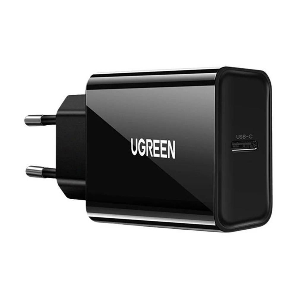 Carregador UGREEN CD137 USB-C PD 3.0/QC 4.0 20W Preto | PCDIGA