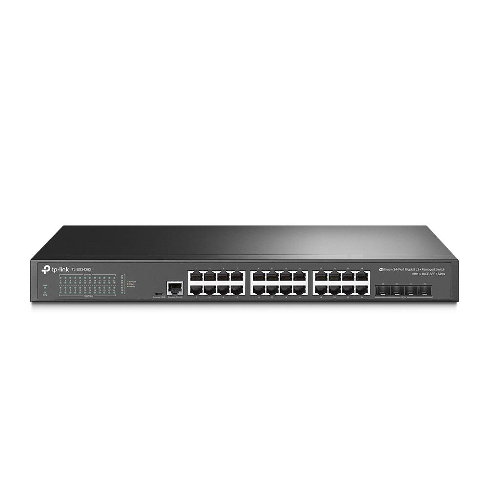 Switch de Rede TP-Link TL-SG3428X JetStream 24 Portas Gigabit Managed ...