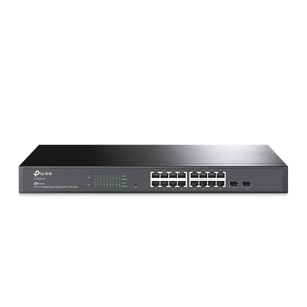 Switch de Rede TP-Link TL-SG2218 JetStream 16 Portas Gigabit Smart ...