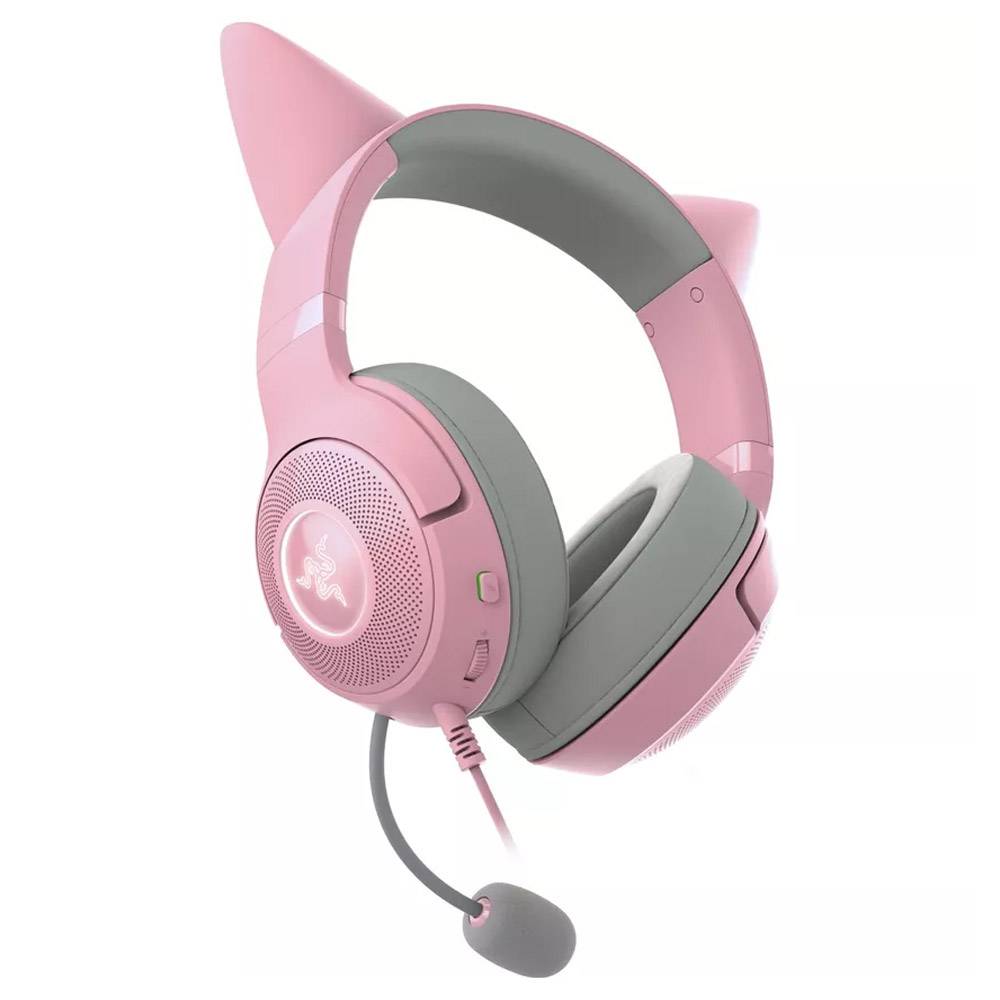 Headset Razer Kraken Kitty V2 Edition Quartz | PCDIGA