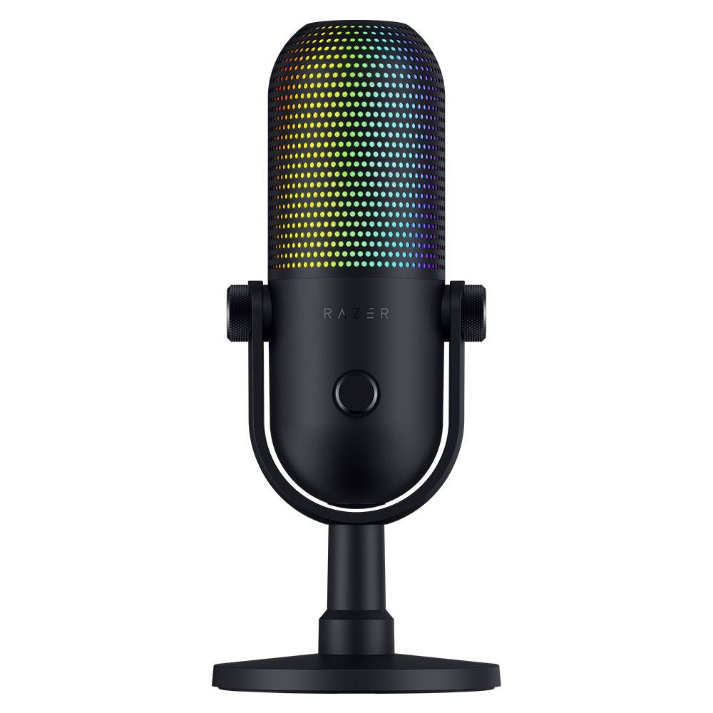 Microfone Condensador Supercardióide Razer Seiren V3 Chroma 96Khz 24 ...